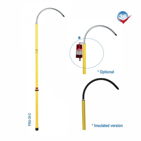 Specialized insulating sticks with hook (rescue insulating stick ...